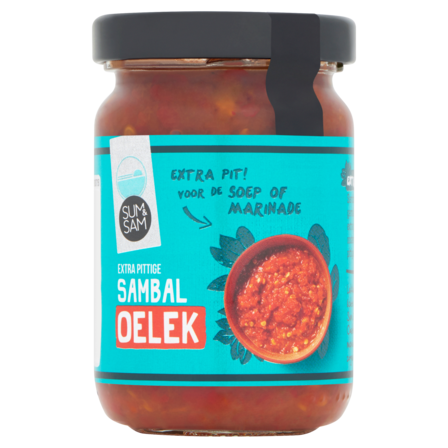 Sum & Sam Extra Pittige Sambal Oelek 100 g | Poiesz Supermarkten