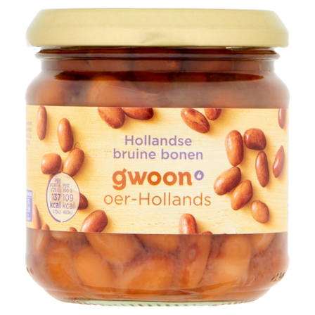 g'woon Hollandse Bruine Bonen 180 g | Poiesz Supermarkten